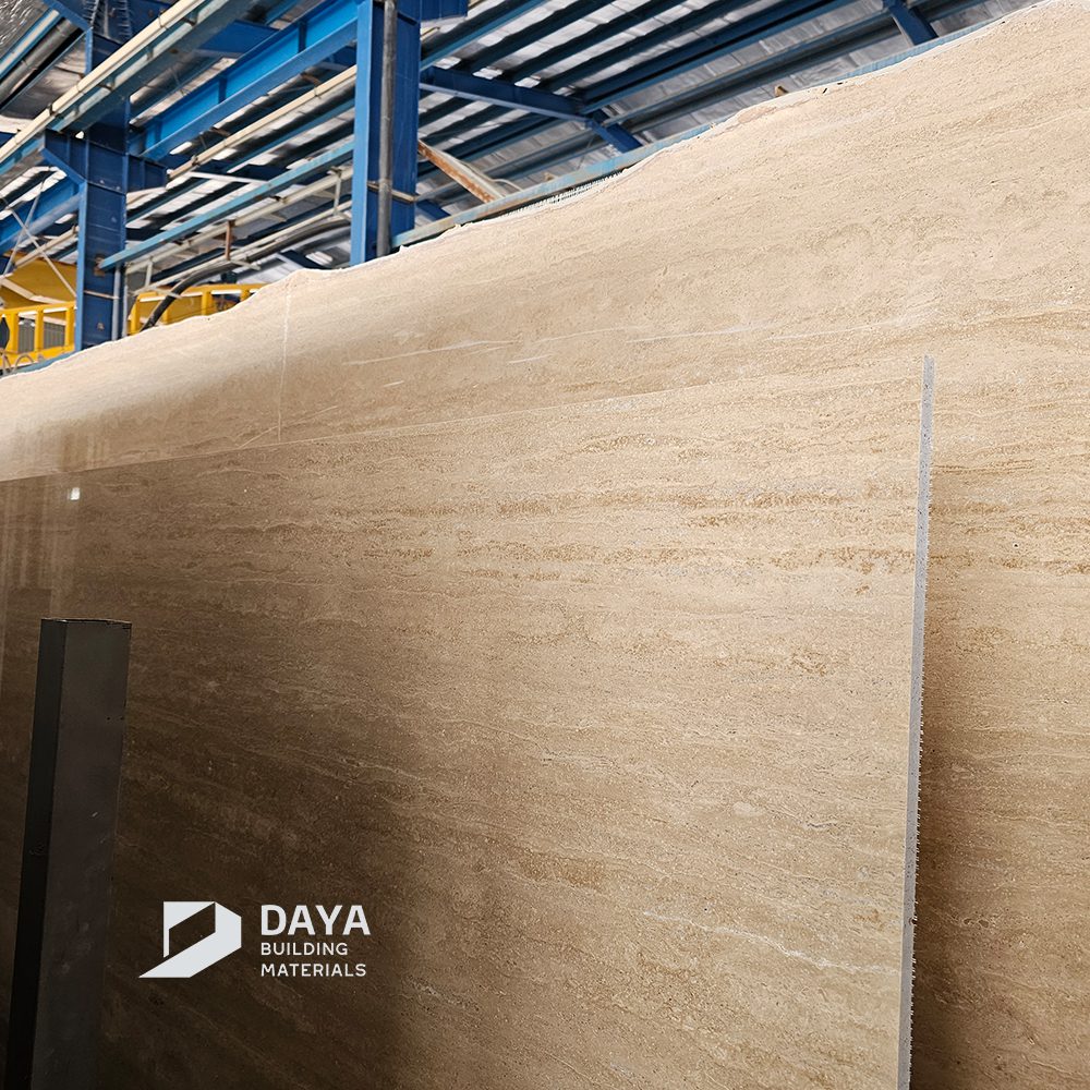 Light Cream Travertine Slabs Stone - Travertine Iran - DAYA