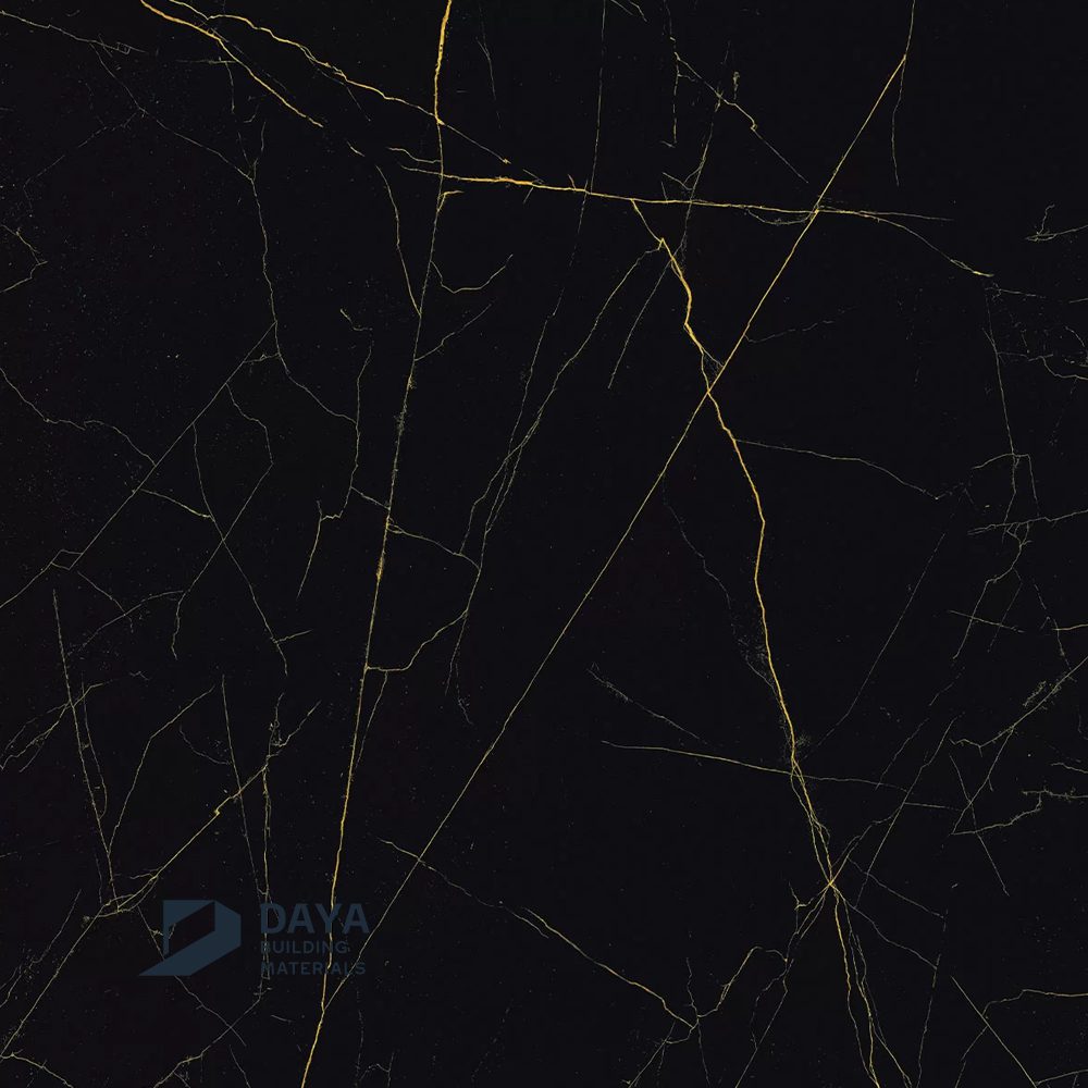 Golden Black Porcelain Tile Ceramic - DAYA