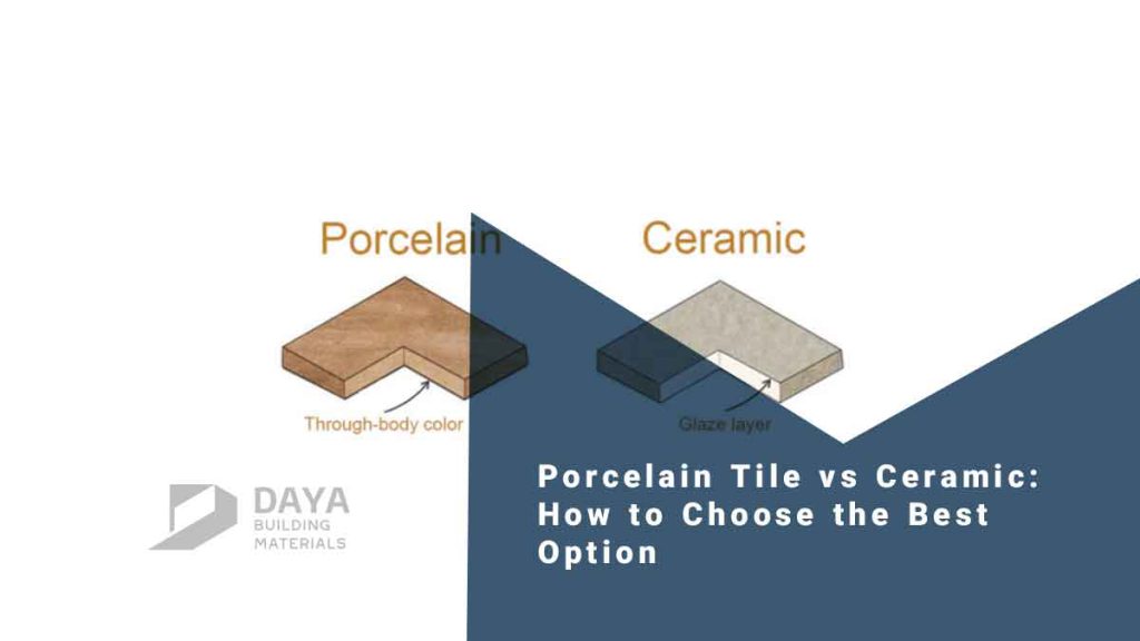 Porcelain Tile vs Ceramic: How to Choose the Best Option - DAYA